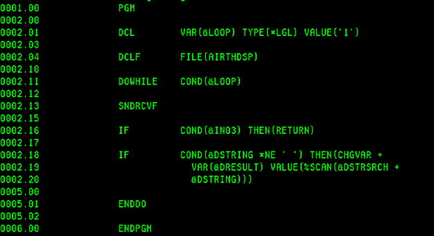 ILE with CL using Procedures - Programmers.io