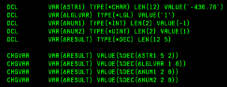 ILE with CL using Procedures - Programmers.io